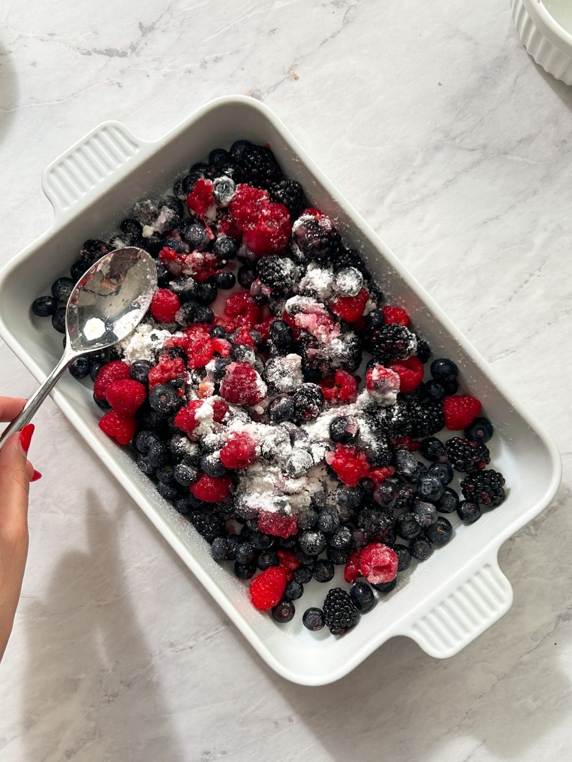 Easy Triple Berry Crumble With Oats - BAKE WITH ZOHA