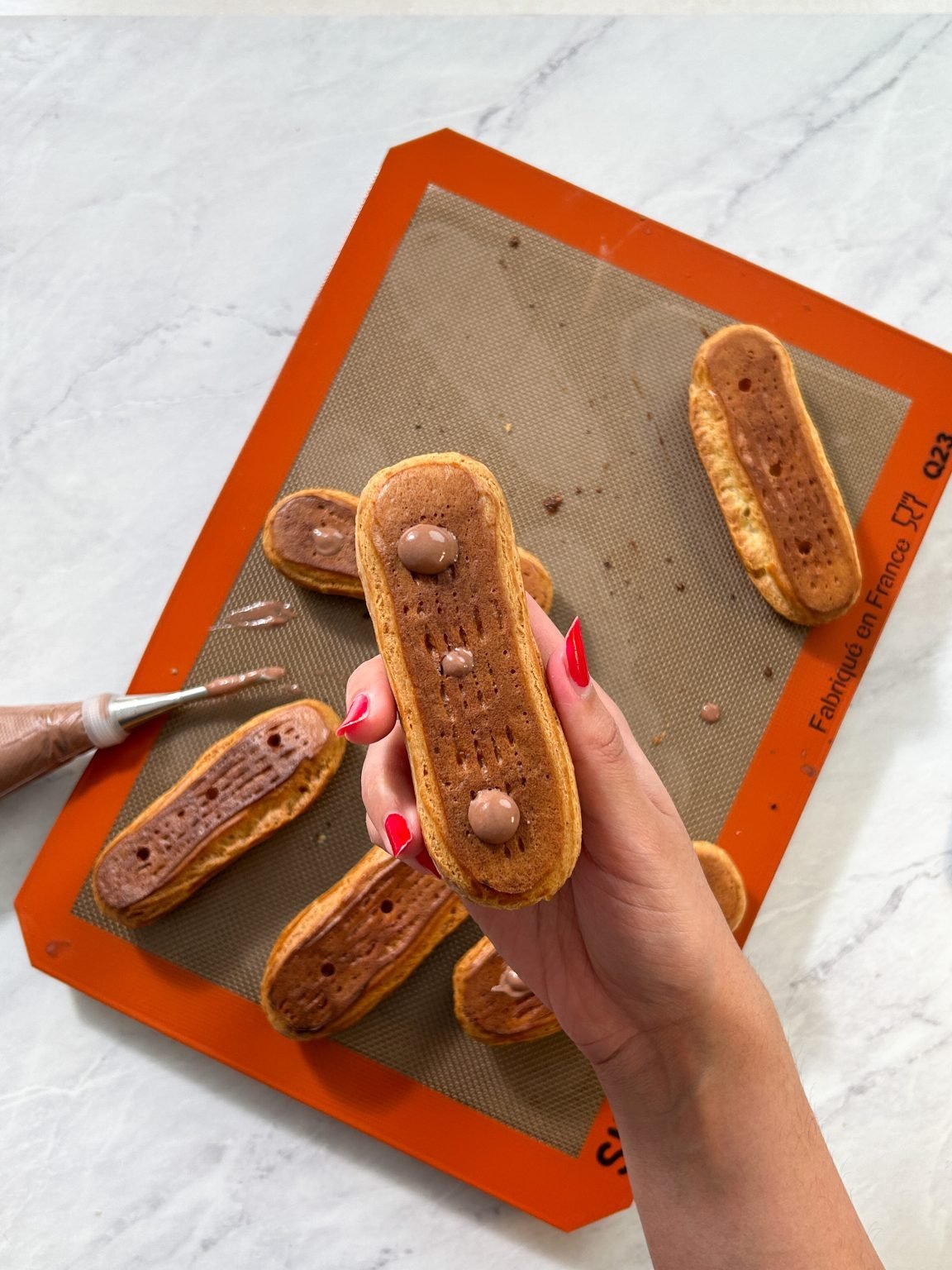 Foolproof Chocolate Eclairs - BAKE WITH ZOHA