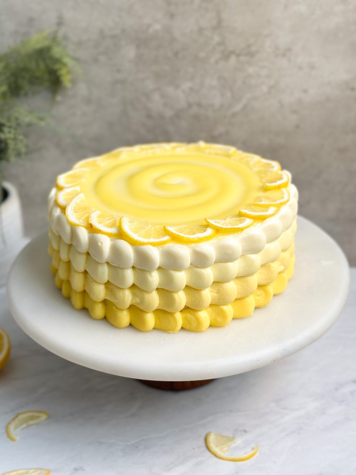 The Best Layered Lemon Cake With Cream Cheese Frosting