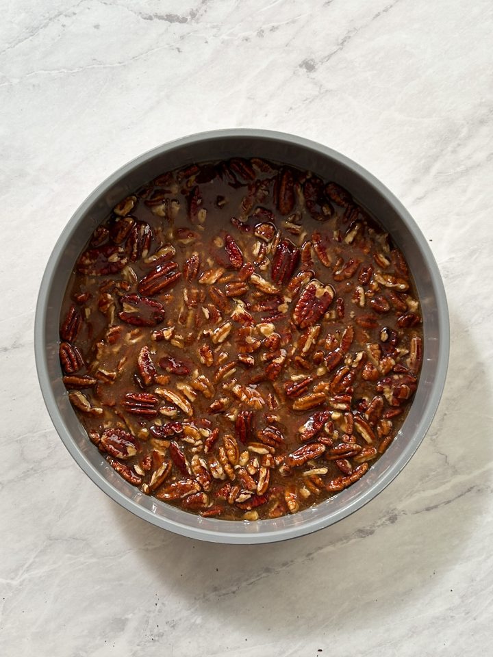 Pecan Upside Down Marble Cake - BAKE WITH ZOHA