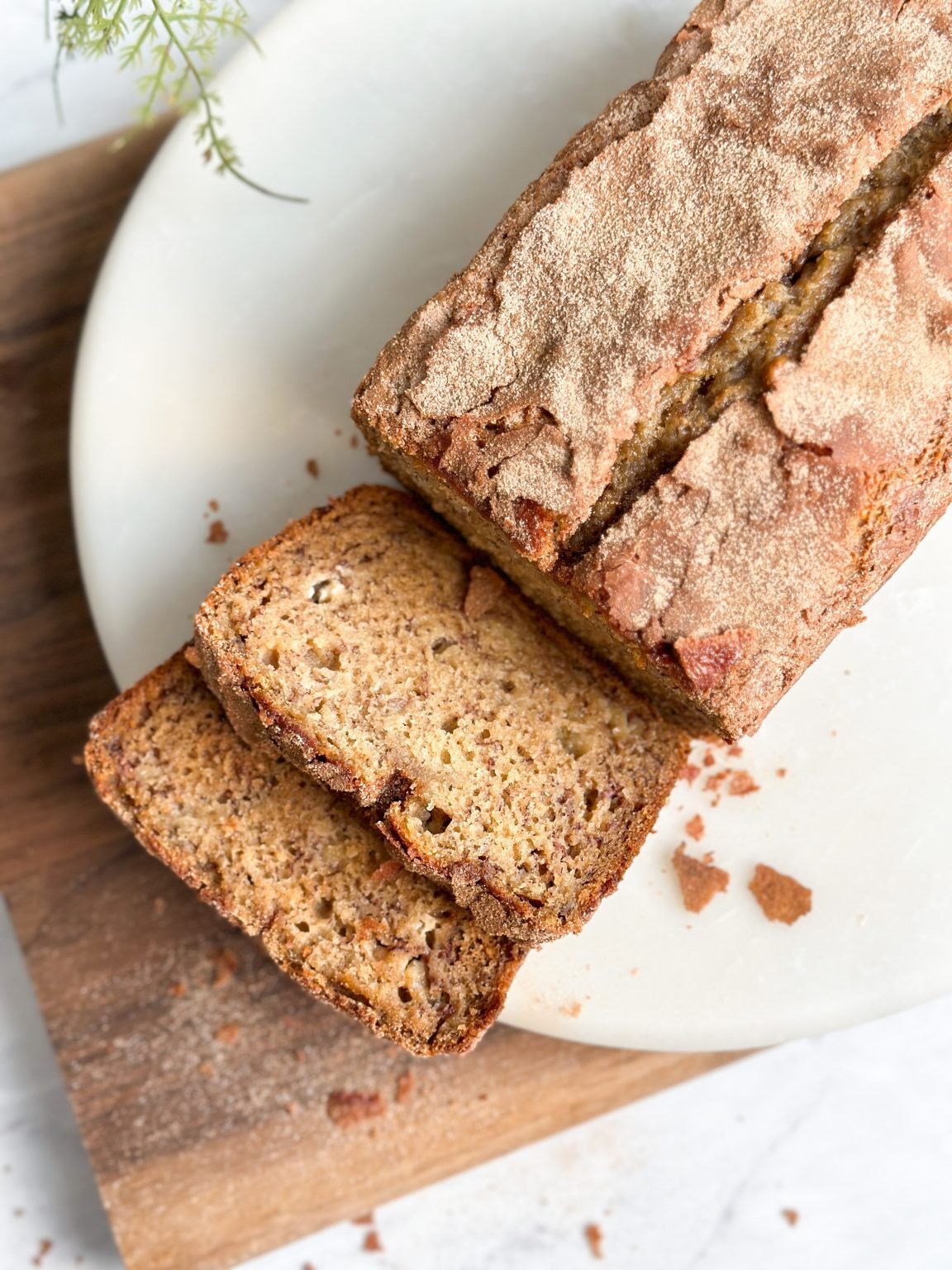 Best Ever Banana Bread With Cinnamon Crunch - BAKE WITH ZOHA