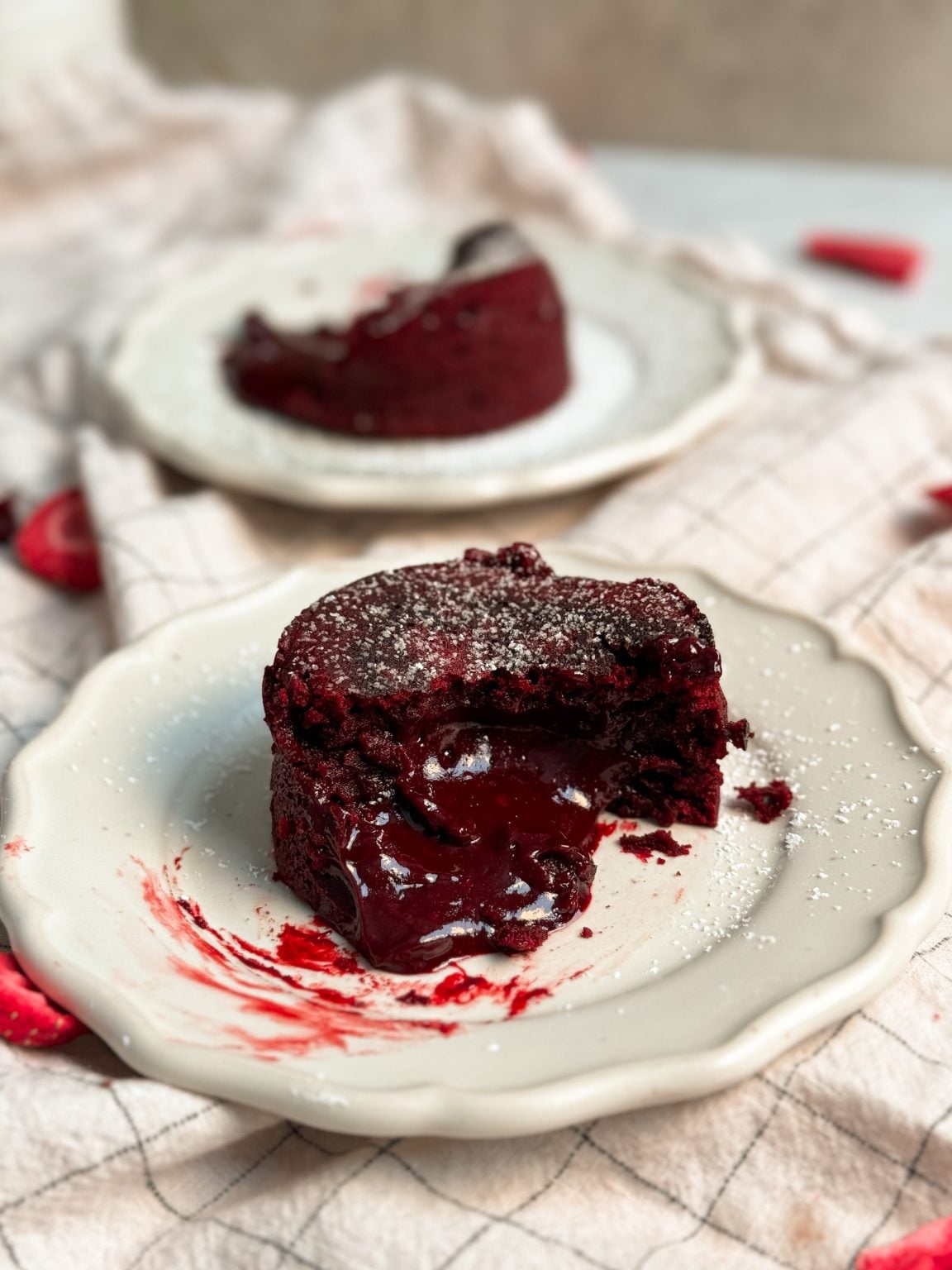 Red Velvet Molten Lava Cakes For Two - BAKE WITH ZOHA