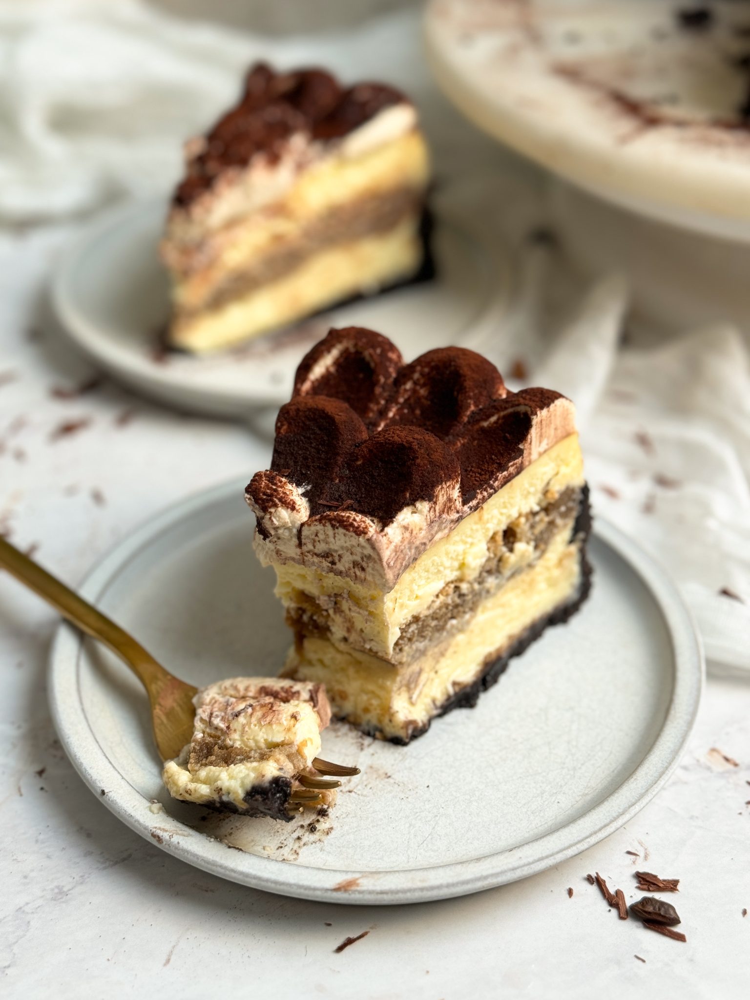 Baked Tiramisu Cheesecake - BAKE WITH ZOHA