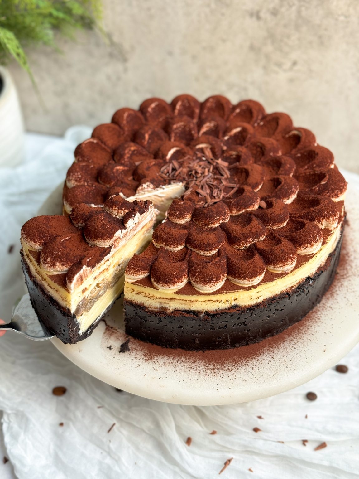 Baked Tiramisu Cheesecake - BAKE WITH ZOHA