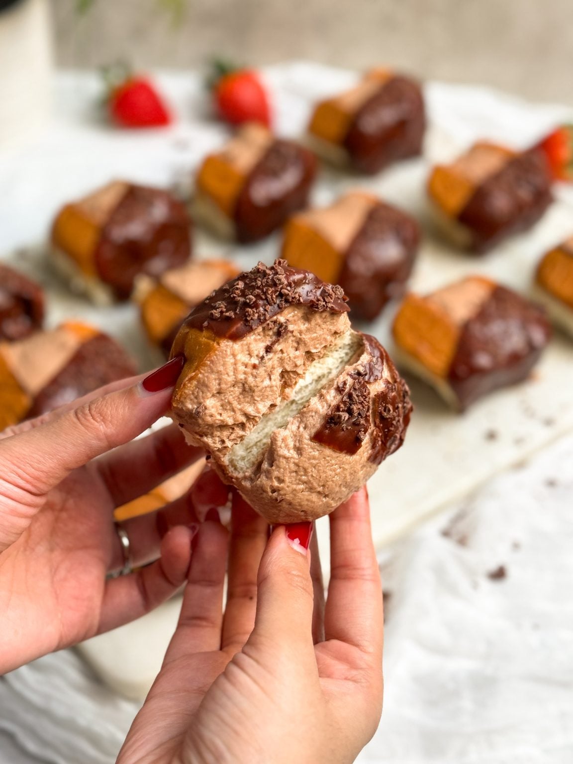 Easy Chocolate Cream Buns (Maritozzi) - BAKE WITH ZOHA
