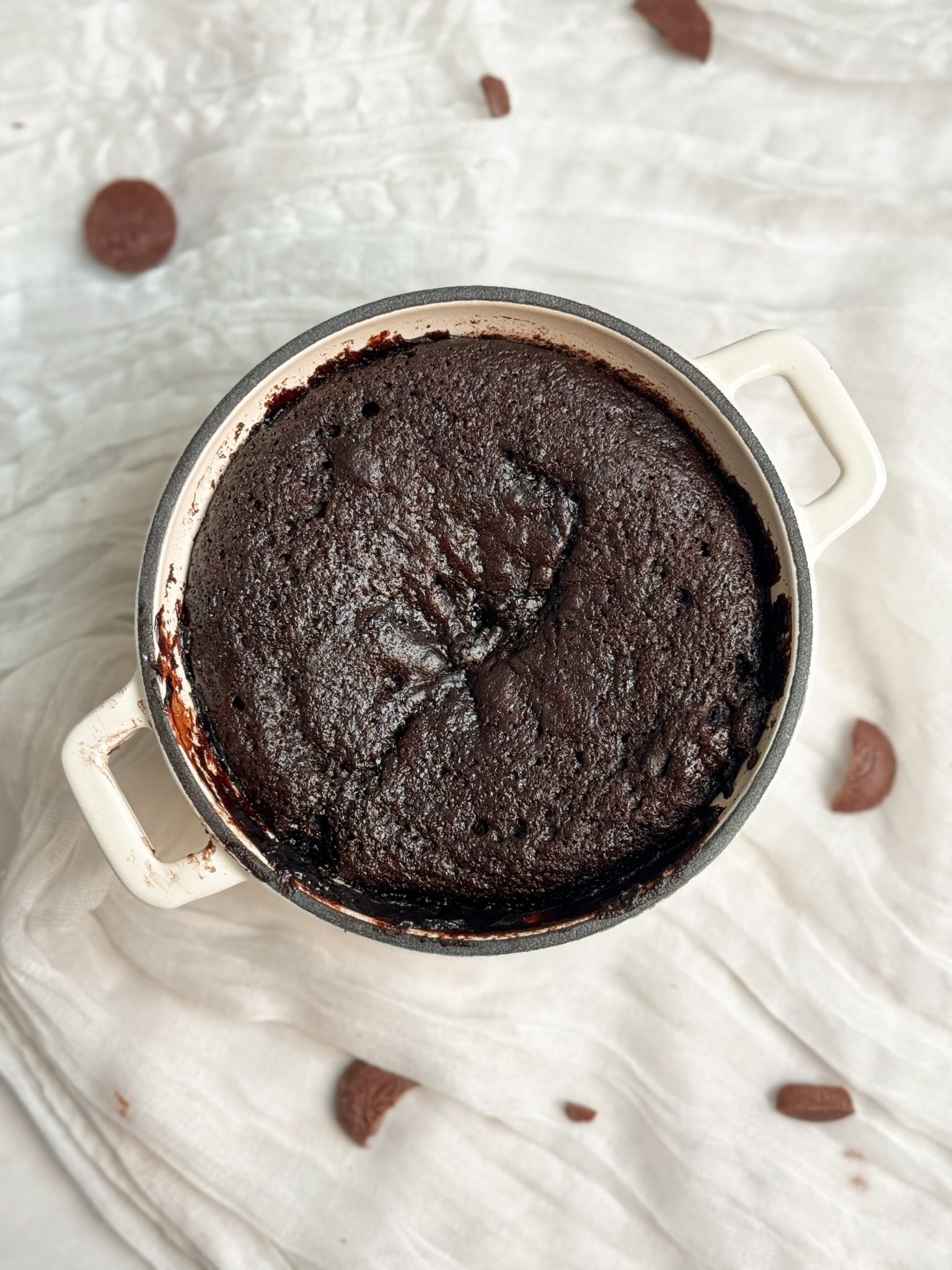 Single Serve Hot Fudge Chocolate Cake - BAKE WITH ZOHA