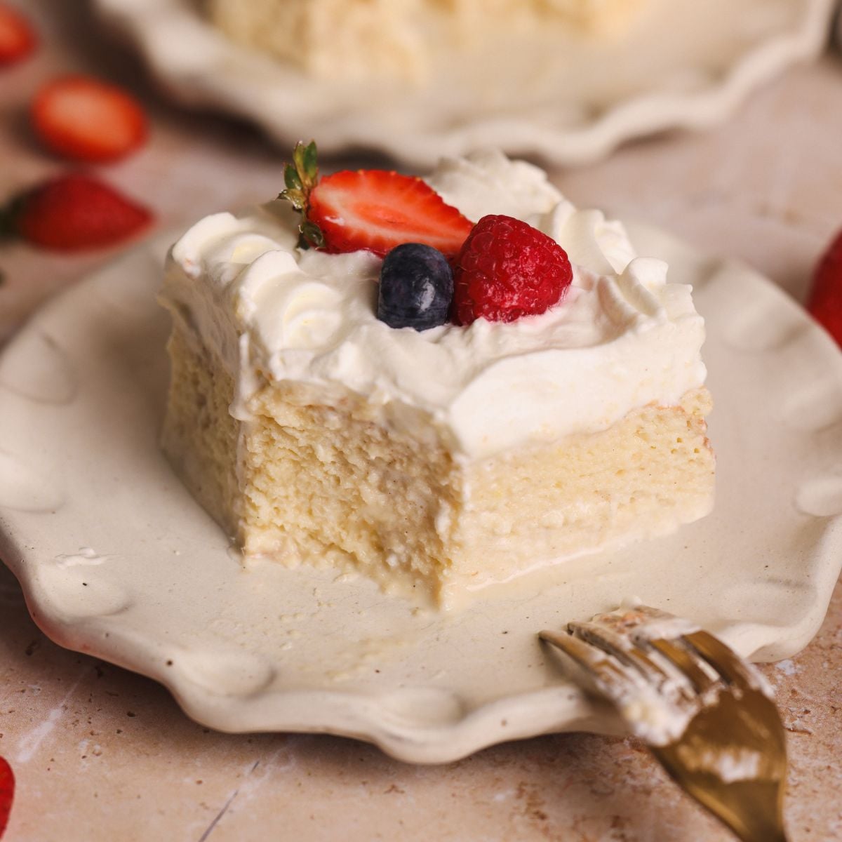 Tres Leches Bursdagskake