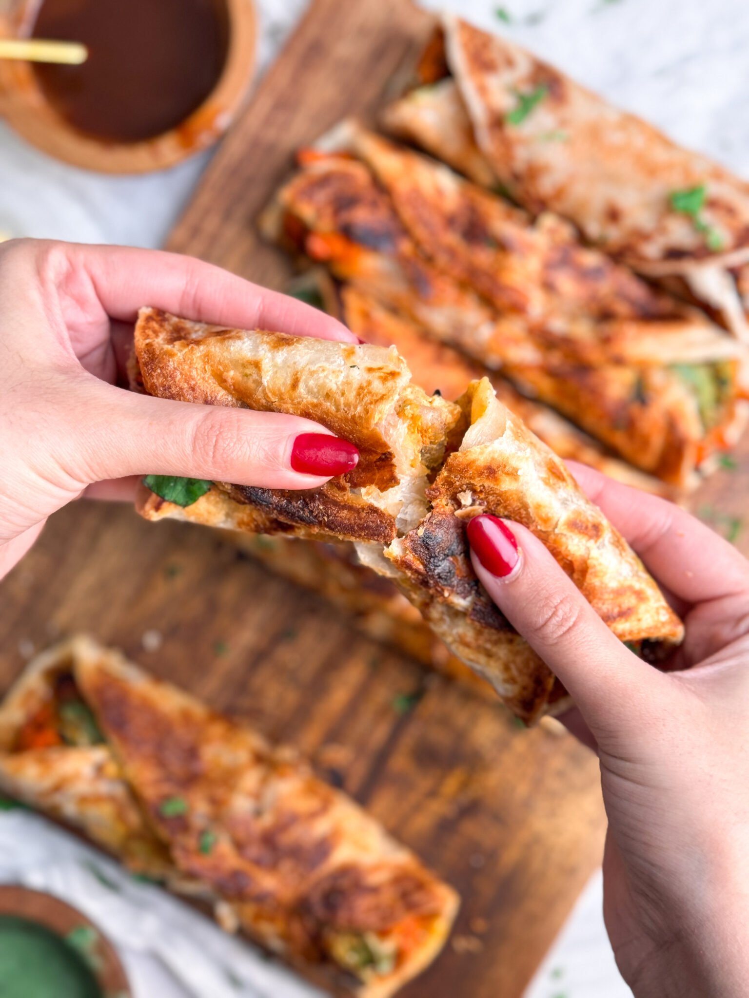 Chicken Tikka Paratha Rolls - BAKE WITH ZOHA