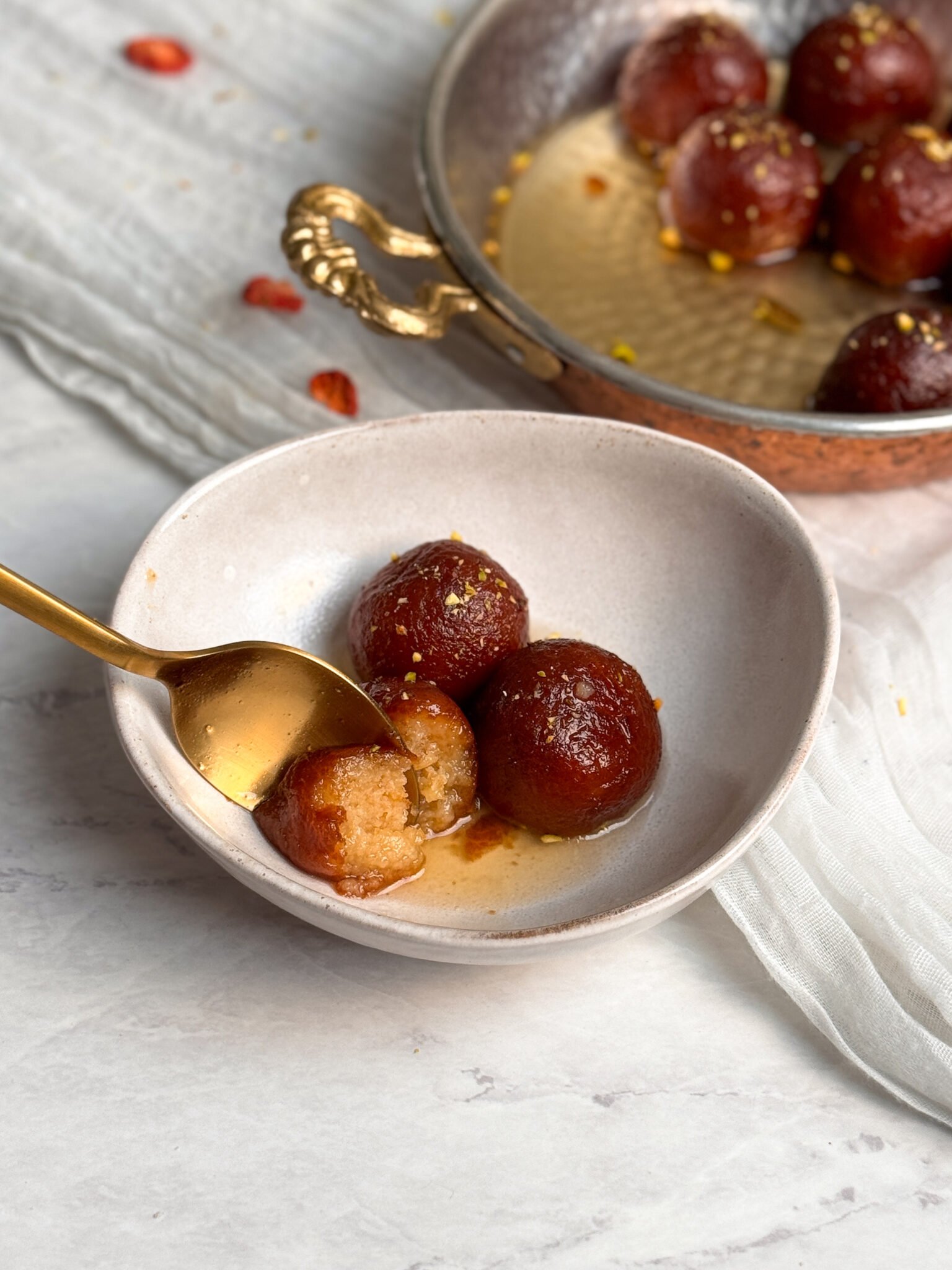 Easy Bread Gulab Jamun - BAKE WITH ZOHA