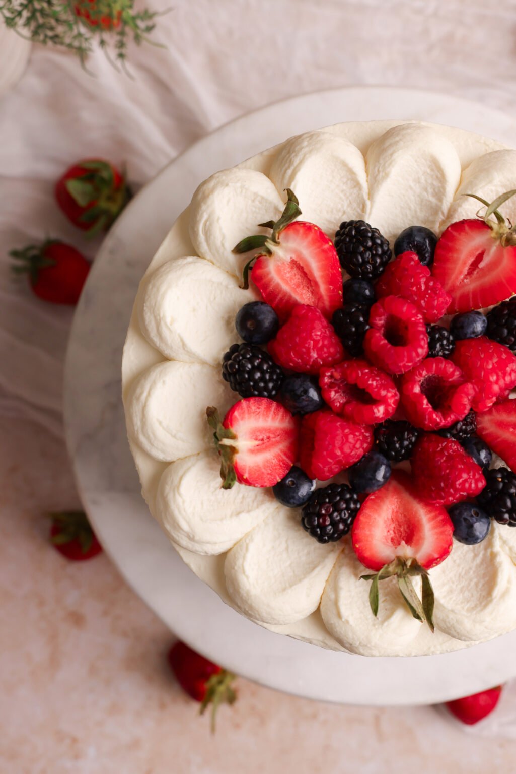 Berry Chantilly Cake - BAKE WITH ZOHA