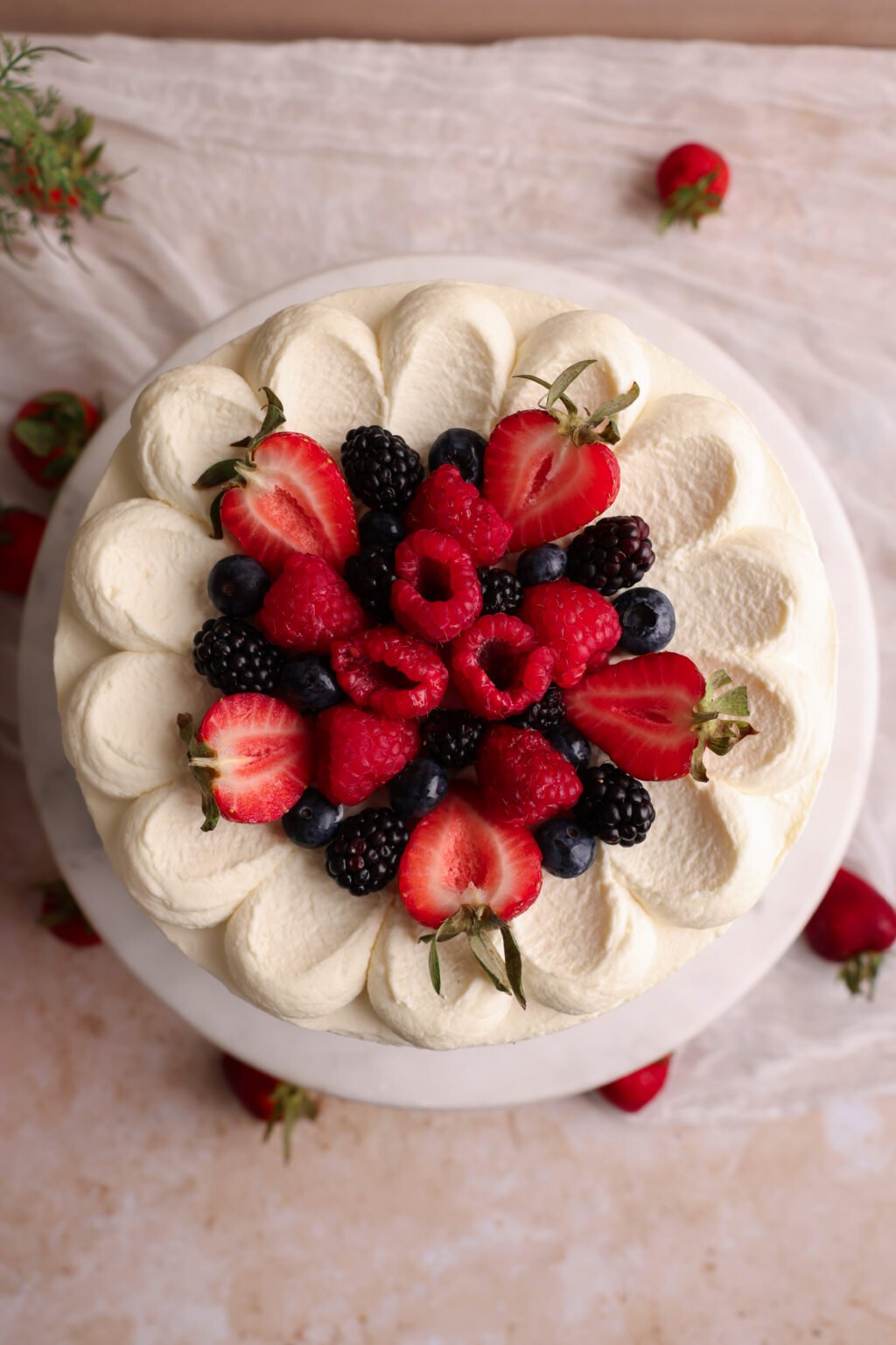 Berry Chantilly Cake - BAKE WITH ZOHA