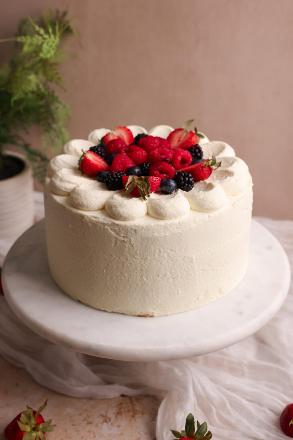 Berry Chantilly Cake - BAKE WITH ZOHA