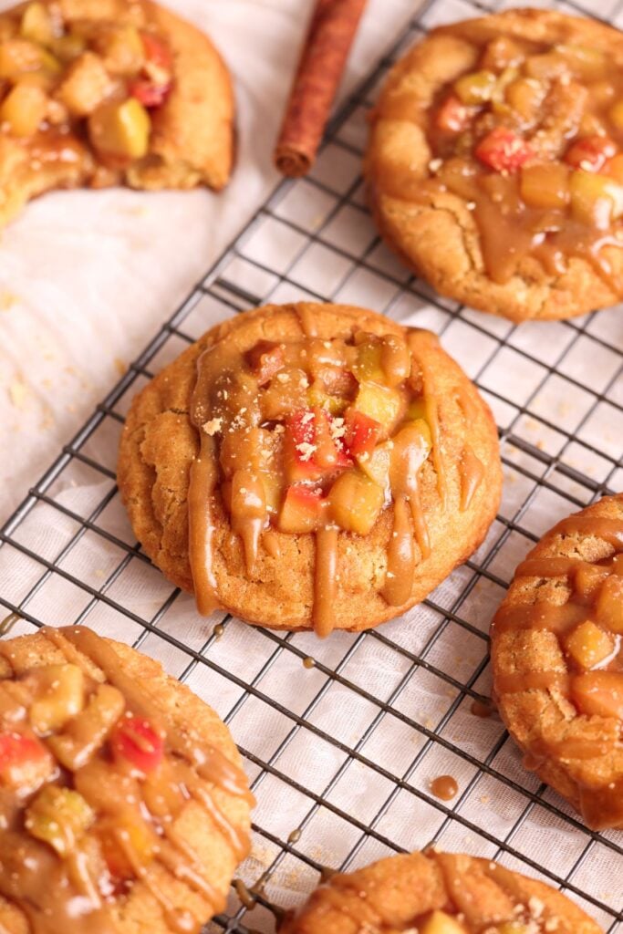 Apple Pie Snickerdoodle Cookies - BAKE WITH ZOHA