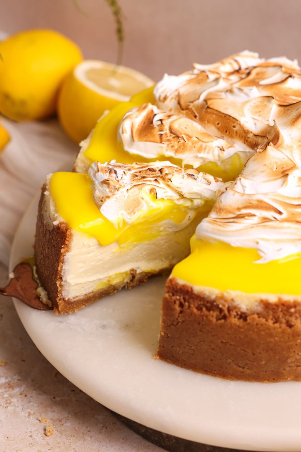 Lemon Meringue Cheesecake - BAKE WITH ZOHA