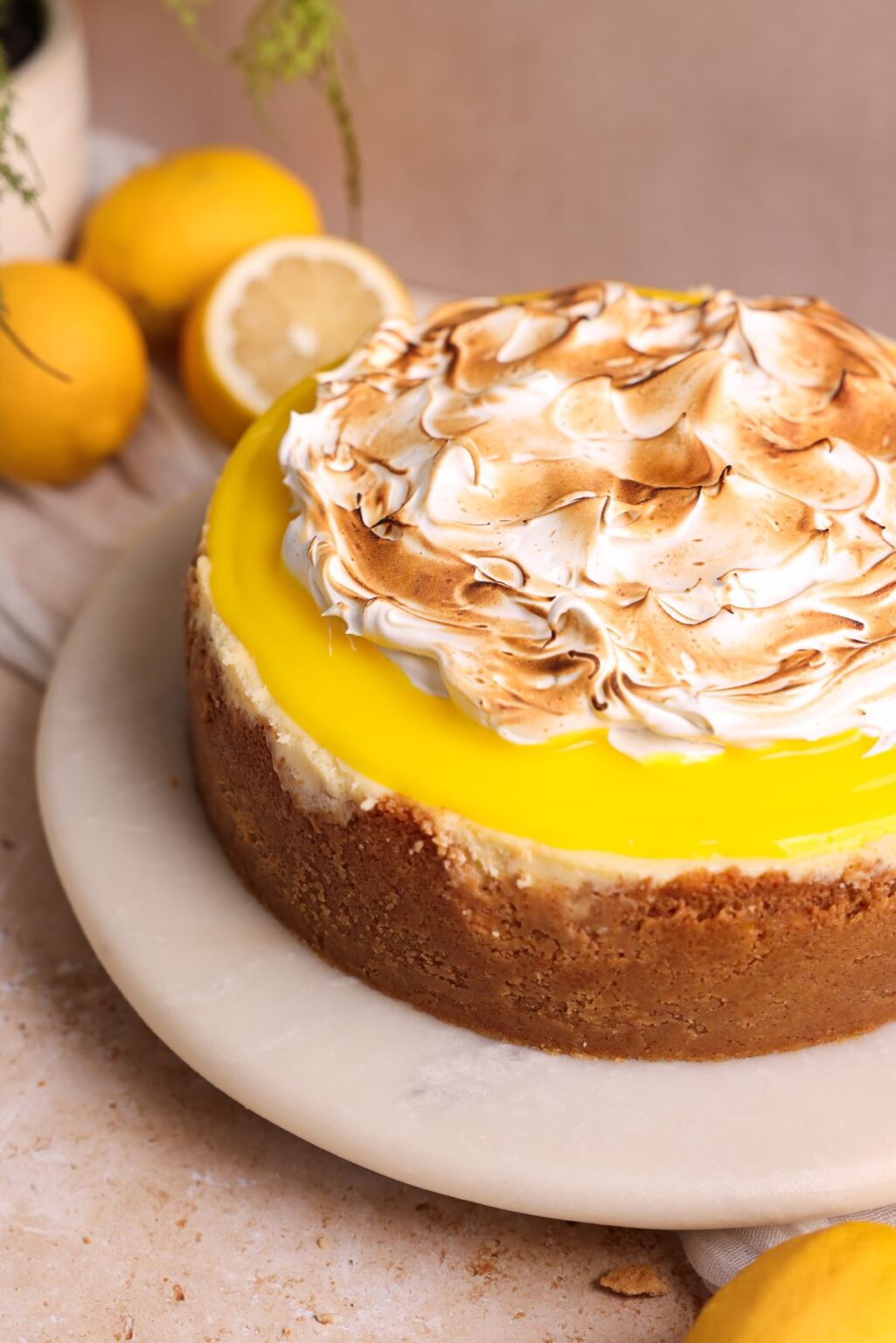 Lemon Meringue Cheesecake - BAKE WITH ZOHA