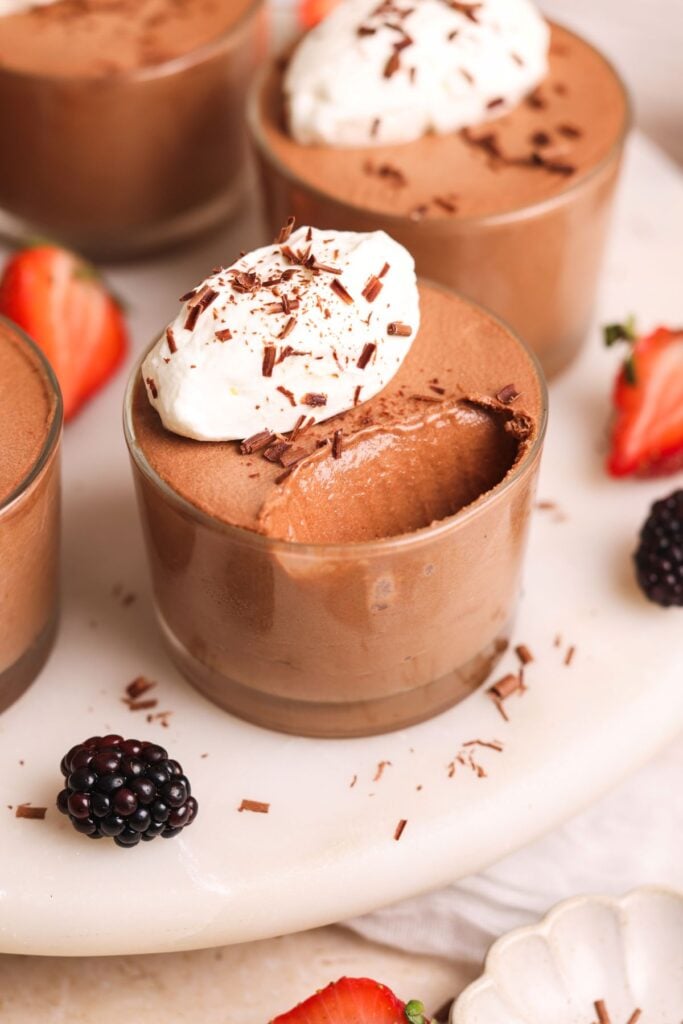 Easy 2 Ingredient Chocolate Mousse - BAKE WITH ZOHA