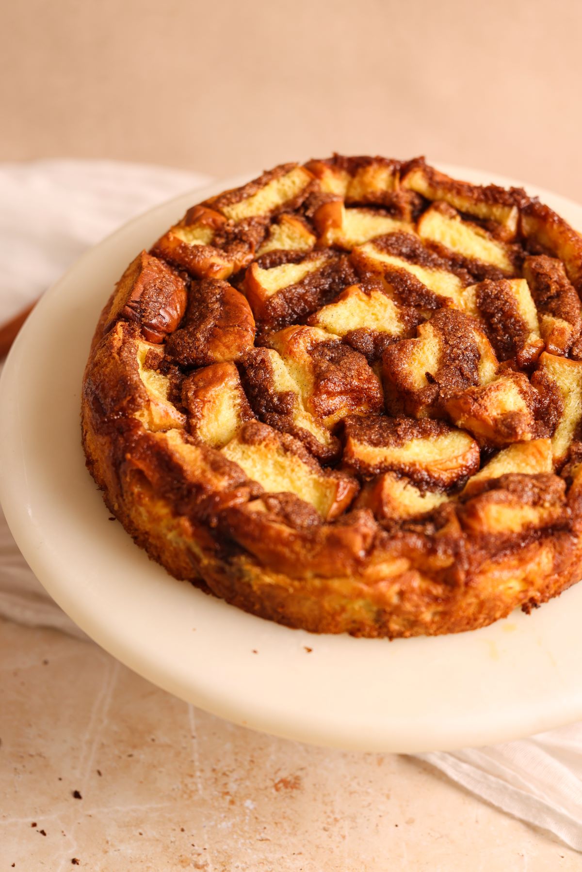Cinnamon Roll Bread Pudding - BAKE WITH ZOHA