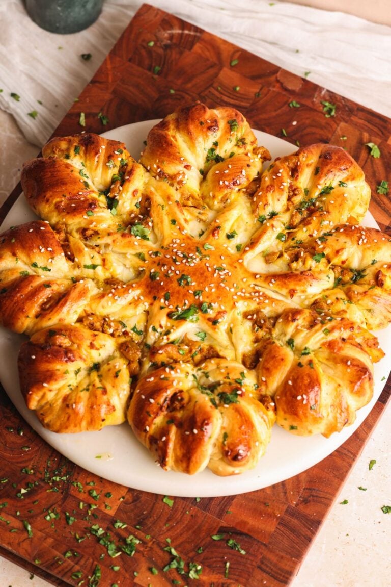 Tandoori Chicken Star Bread - BAKE WITH ZOHA